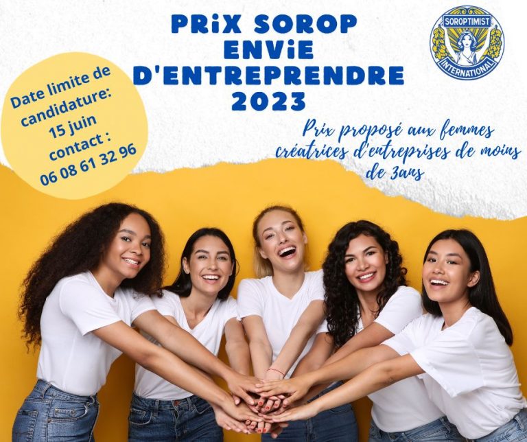 Prix SOROP Envie d’Entreprendre 2023