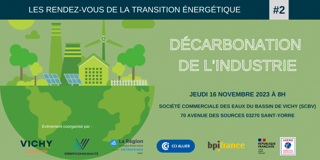 décarbonation industrie 2023 - Vichy économie, agence de développement ...